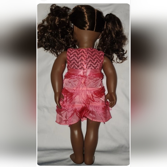 My Life Toys Our Generation Doll 8 African American Dark Skin Brown Hair Eyes Freckles